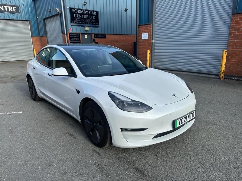 SOLD - Used TESLA MODEL 3 2021 White in Liverpool, MERSEYSIDE | Formby ...